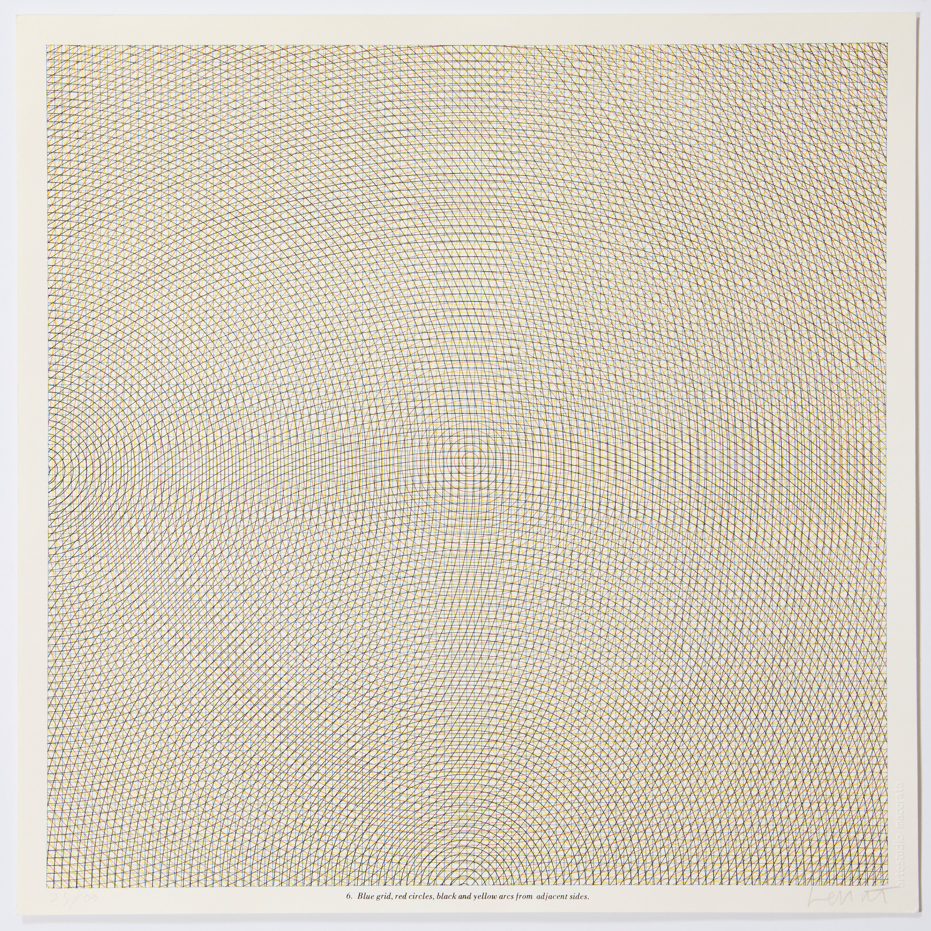 Sol Lewitt work of art at auction: Sol LeWitt ‑ Martini Studio d’Arte