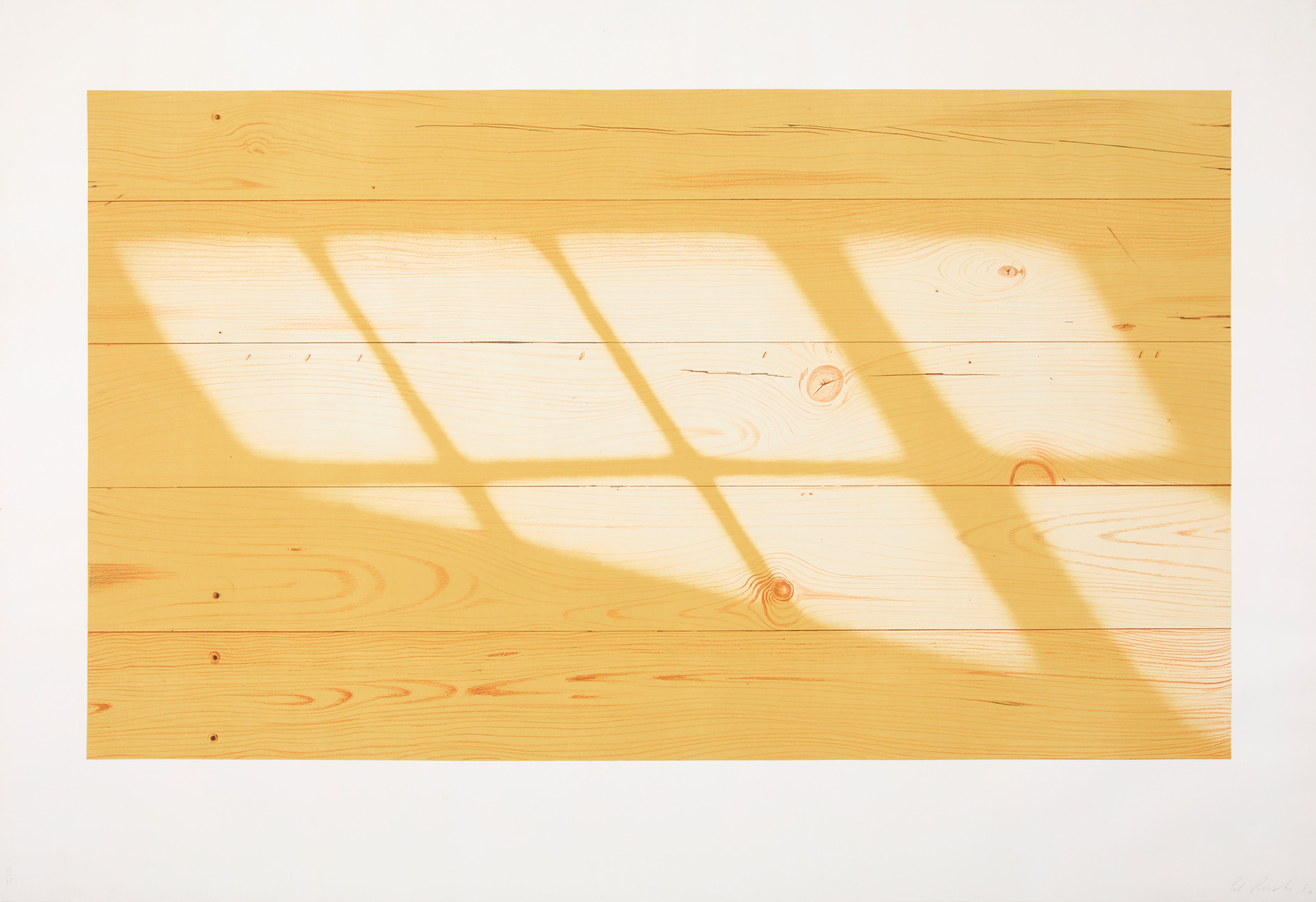 Ed Ruscha work of art at auction: Western Vertical ‑ Martini Studio d’Arte